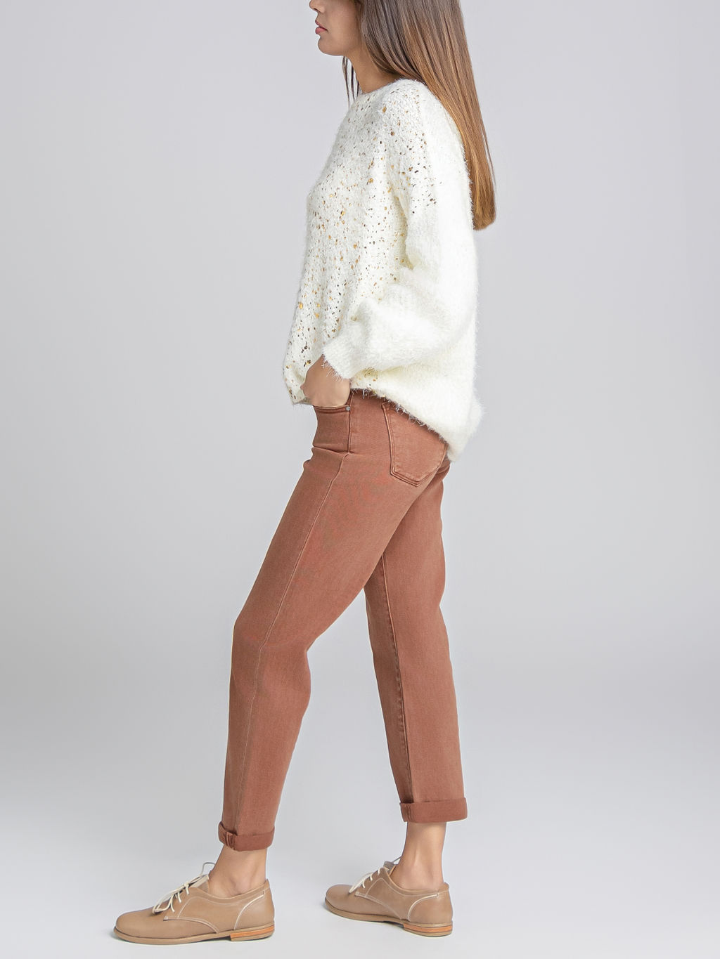 SWEATER ESTAMPADO METALIZADO